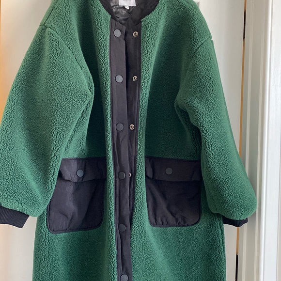 J.O.A. | Jackets & Coats | Joa Just One Answer Sherpa Teddy Long Coat ...